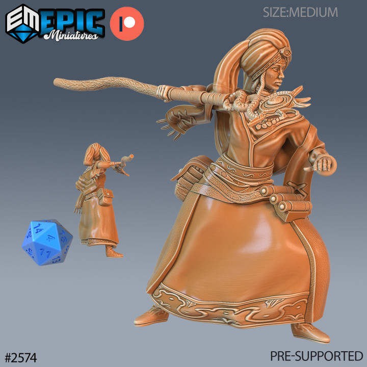 3D Printable Tribe Seer Set / Female Utopian Mind Master / Southern ...