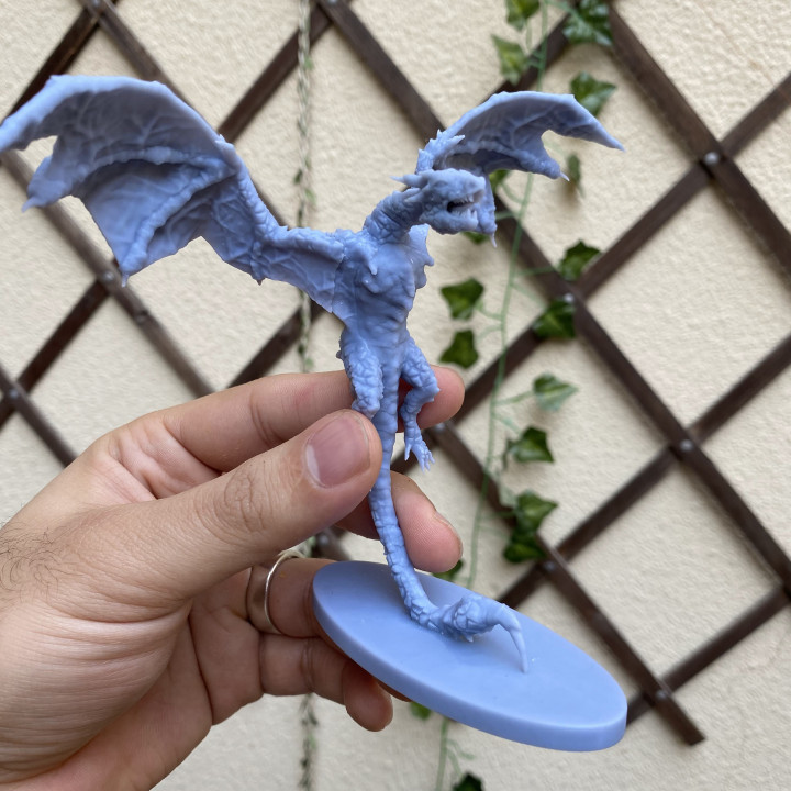 3D Printable Wyvern by MiniaturesCraze