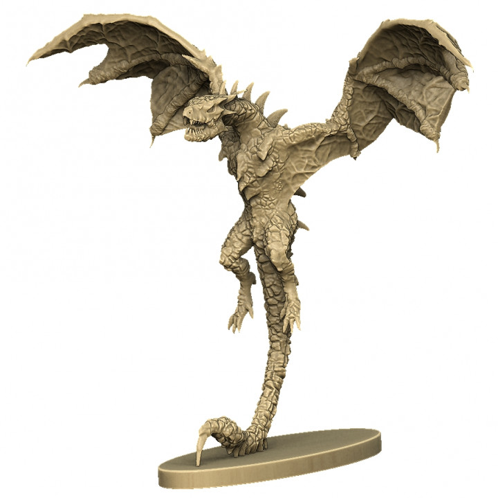 3D Printable Wyvern by MiniaturesCraze