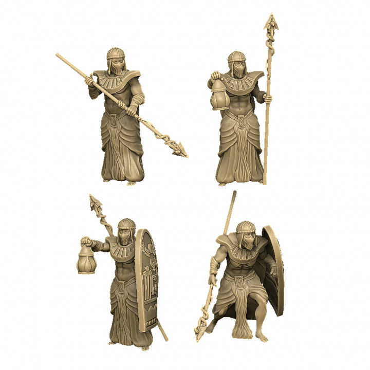 3D Printable Desert Guards by MiniaturesCraze