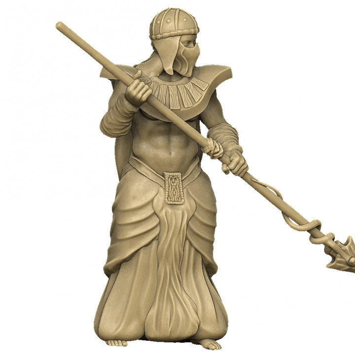 3D Printable Desert Guards by MiniaturesCraze