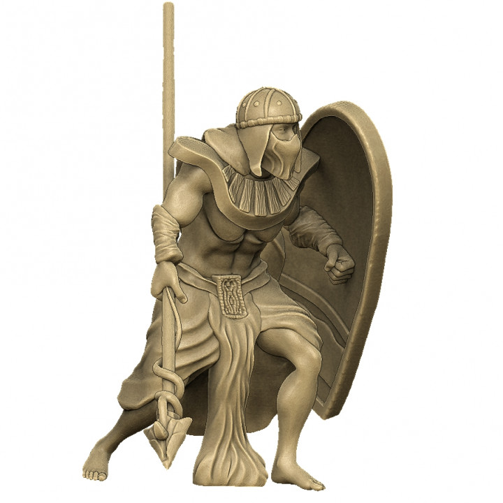 3D Printable Desert Guards by MiniaturesCraze