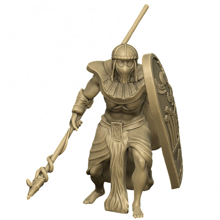 3D Printable Desert Guards by MiniaturesCraze