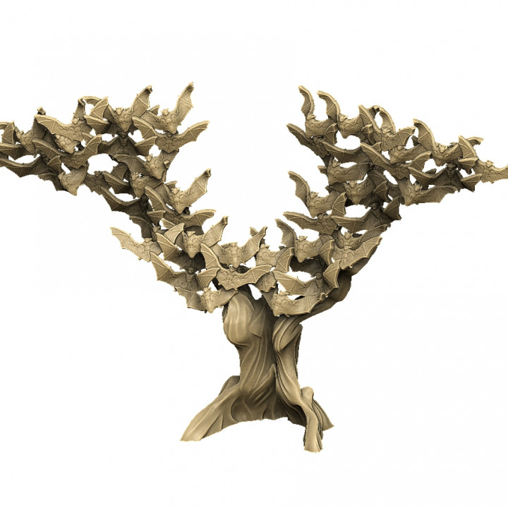 3D Printable Vampire with Bat Swarm Wings by MiniaturesCraze