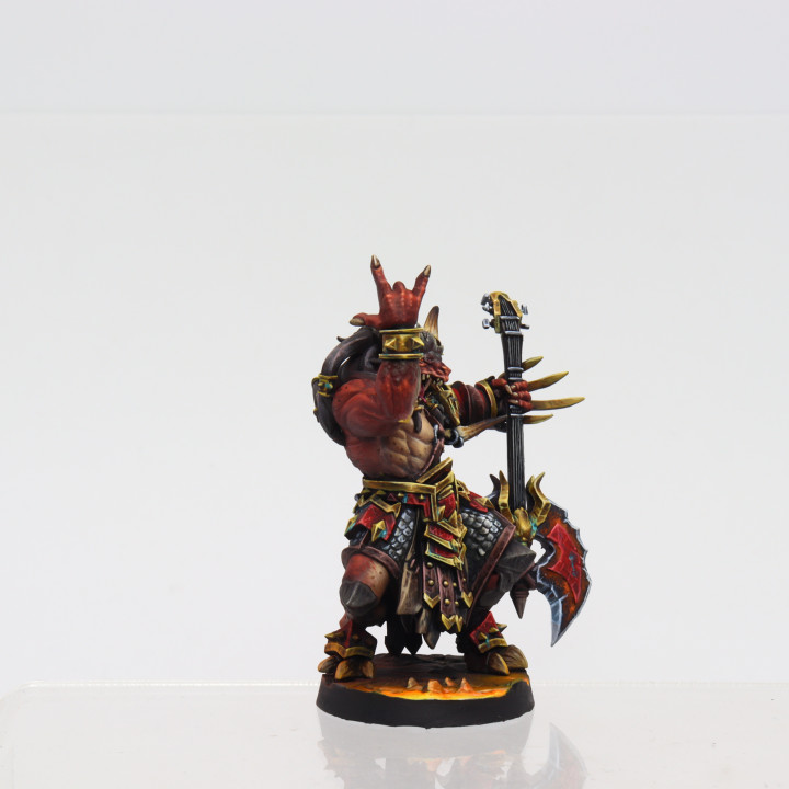 3D Printable [PDF Only] (Painting Guide) Diox, the Metal Bard ...