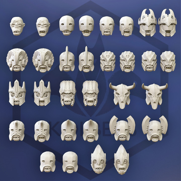 3D Printable Modular Troll Set 1 by Tidrewski Kolbehs