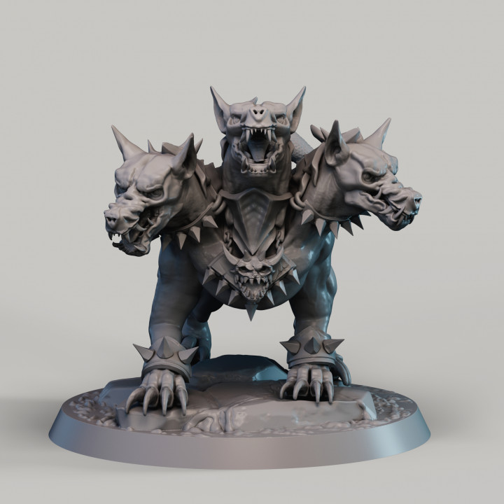 3D Printable Cerberus the Hound of Hell by 2moronic miniatures