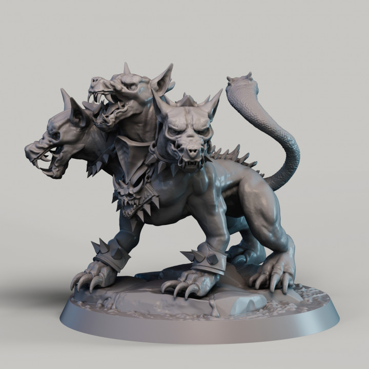 3D Printable Cerberus the Hound of Hell by 2moronic miniatures