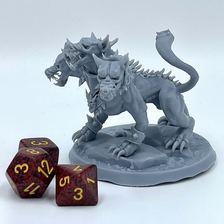 3D Printable Cerberus the Hound of Hell by 2moronic miniatures