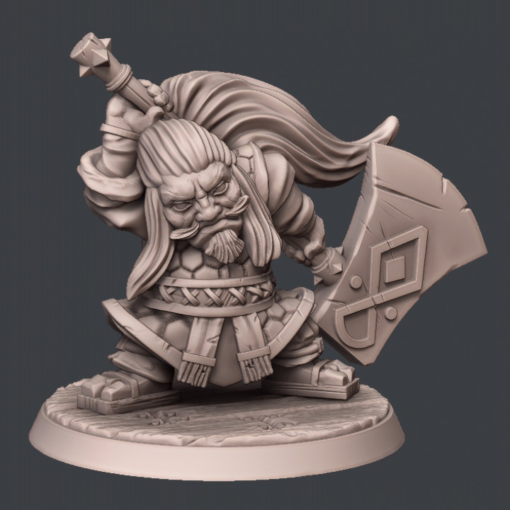 3D Printable Dwarves Set by Stonehaven Miniatures