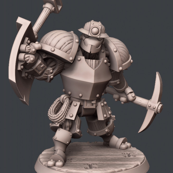 3D Printable Warforged Set by Stonehaven Miniatures