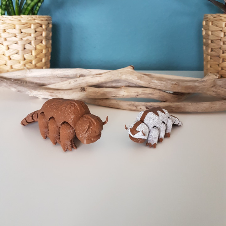 3D Printable Flying Bison (inspired by Appa) Flexi by Boby Green Creations