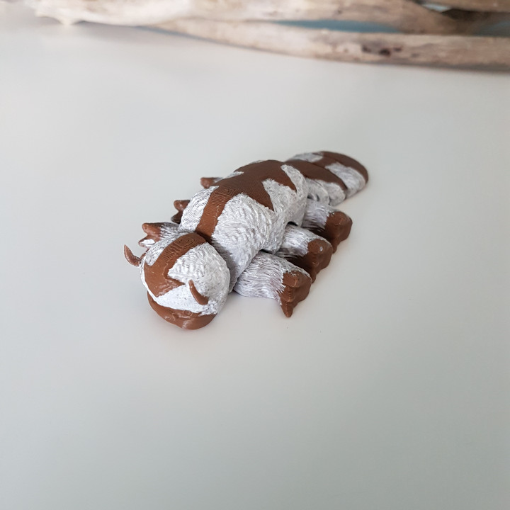 3D Printable Flying Bison (inspired by Appa) Flexi by Boby Green Creations