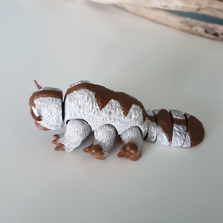 3D Printable Flying Bison (inspired by Appa) Flexi by Boby Green Creations