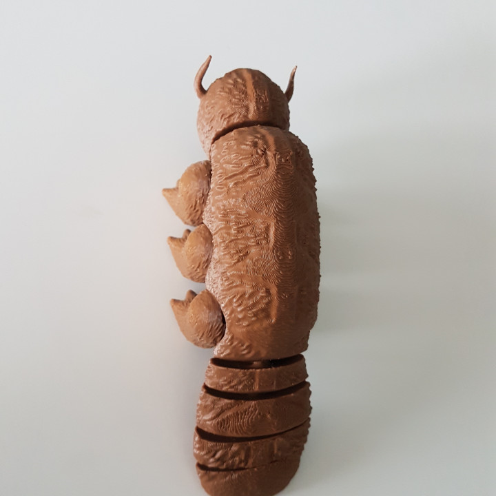 3D Printable Flying Bison (inspired by Appa) Flexi by Boby Green Creations