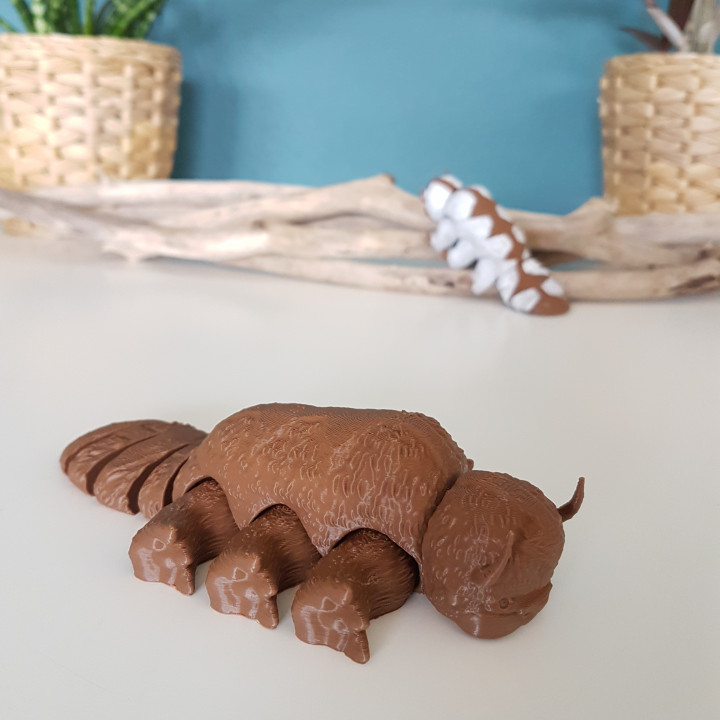 3D Printable Flying Bison (inspired by Appa) Flexi by Boby Green Creations