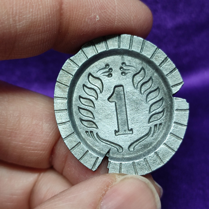 3D Print of Mimic Token/Coin by Metalurgo