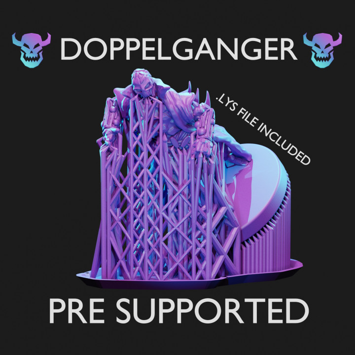 3D Printable Doppelganger - Pre Supported by Tom's Twisted Tavern