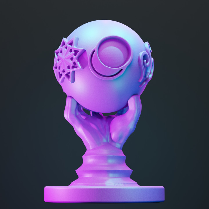 3D Printable Mana Sphere - Pre Supported by Tom's Twisted Tavern