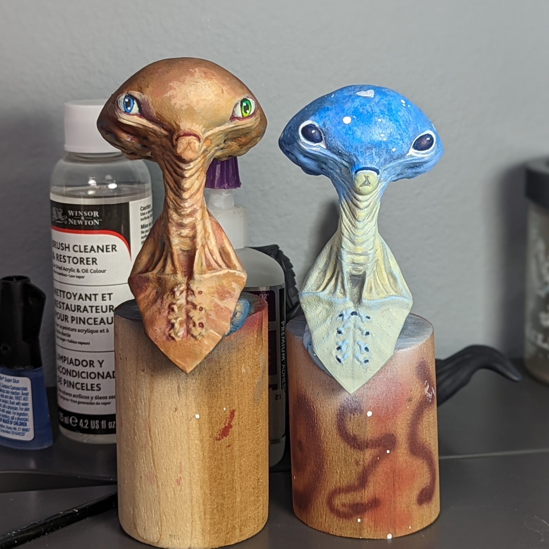 3D Printable Free Alien Bust 100mm - George Pre-Supported by Symphony ...