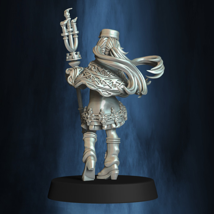 3D Printable Candlight Acolyte "Amina" by Amida