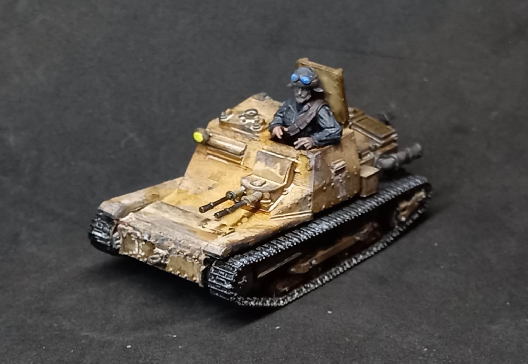 3D Printable Italian Tankette and Crew by Wargames Atlantic