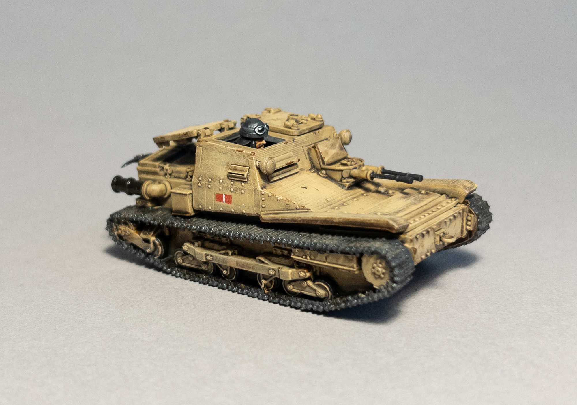 3D Printable Italian Tankette and Crew by Wargames Atlantic
