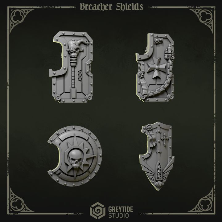 3D Printable Breacher Shields EP by GreyTide Studio
