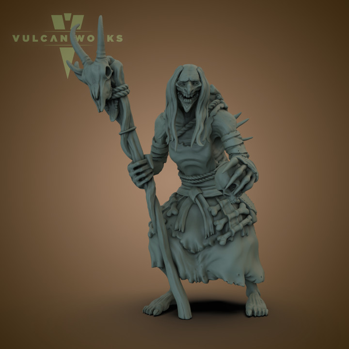 3D Printable Swamp Hag by VulcanWorks