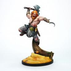 3D Printable Tyr - God from Norse mythology by Claudia'Sculpts