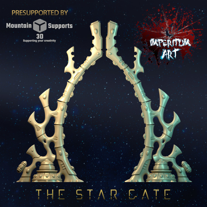 3D Printable Star Gate by ImperitumArt