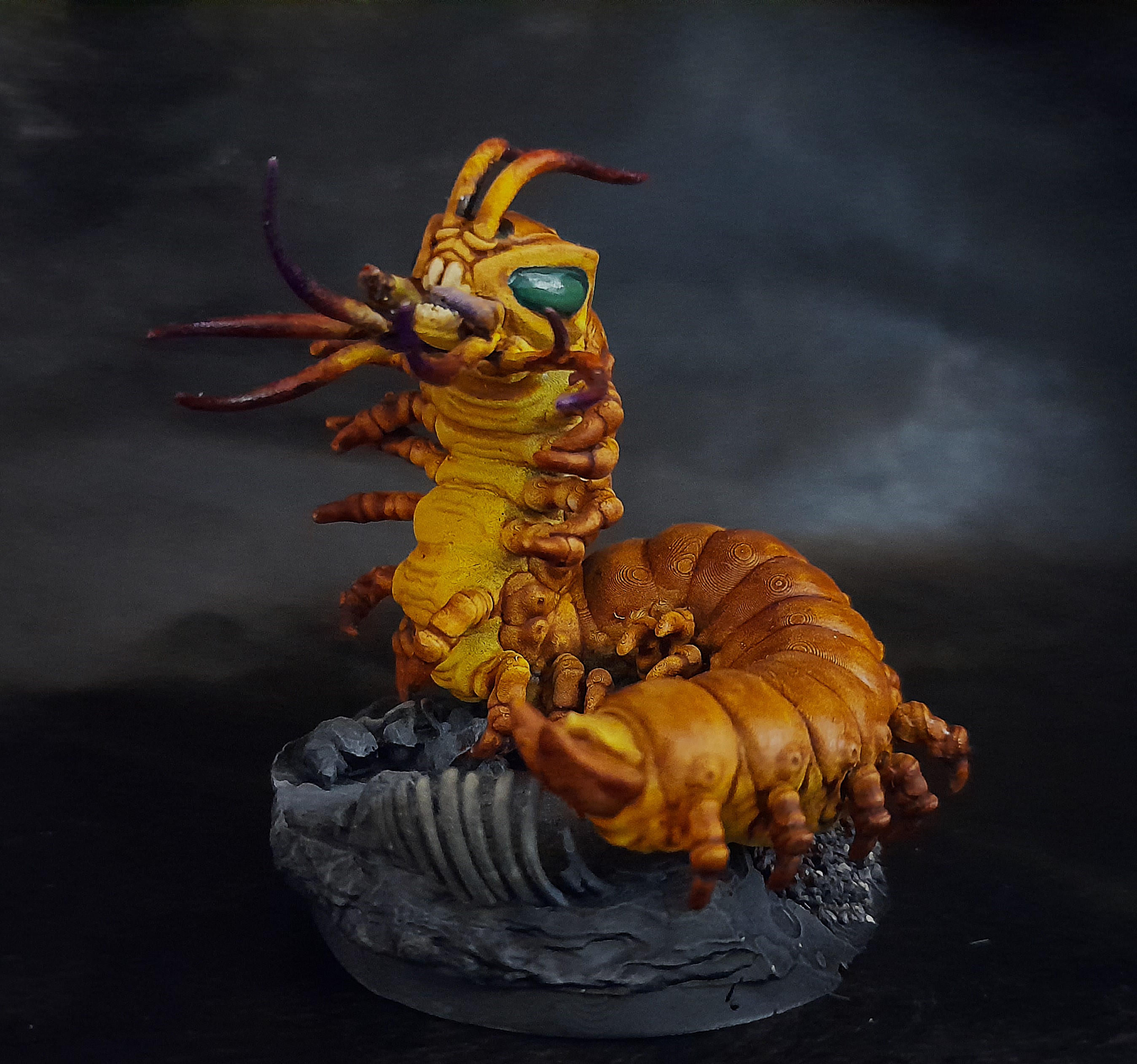 3D Printable Carrion Crawler / Giant Centipede / Burrowing Abberation ...