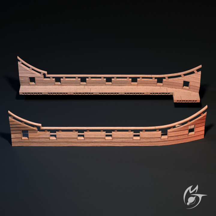 3D Printable Ship Main Deck Structure - OpenLOCK modular terrain by ...