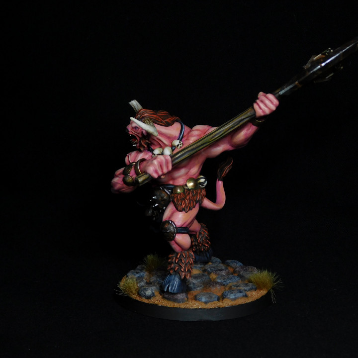 3D Printable Minotaur Doomlord by Magori Minaitures