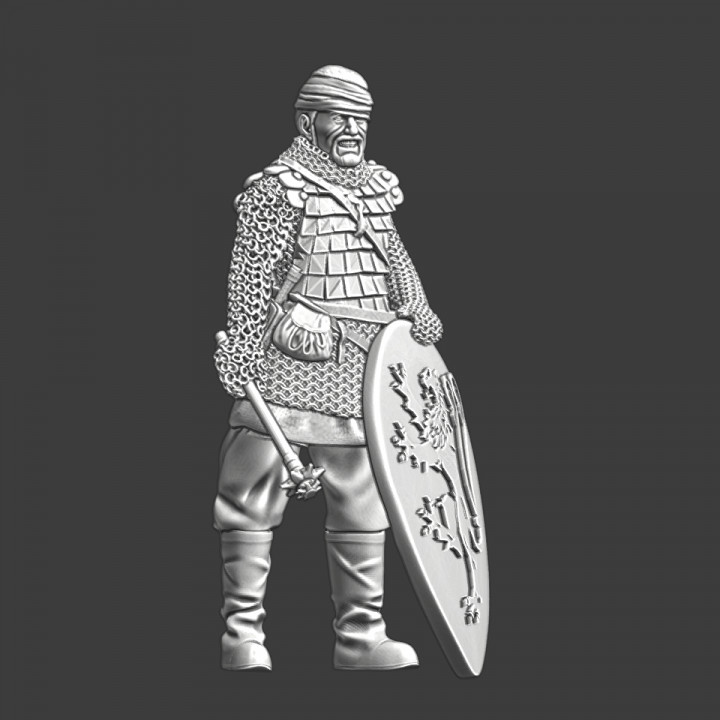 3D Printable Wounded medieval Kievan Rus Knight by Northern Crusades ...