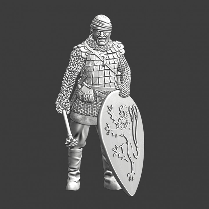 3D Printable Wounded medieval Kievan Rus Knight by Northern Crusades ...