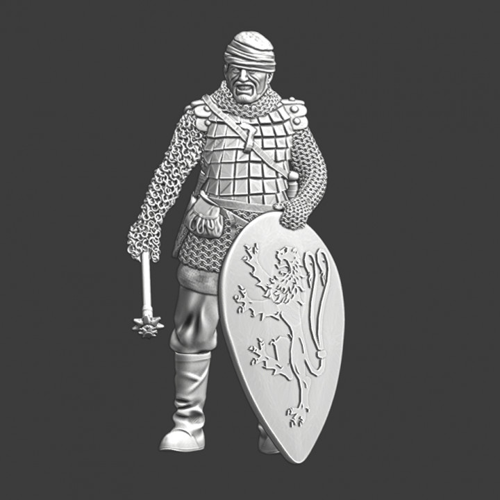 3D Printable Wounded medieval Kievan Rus Knight by Northern Crusades ...
