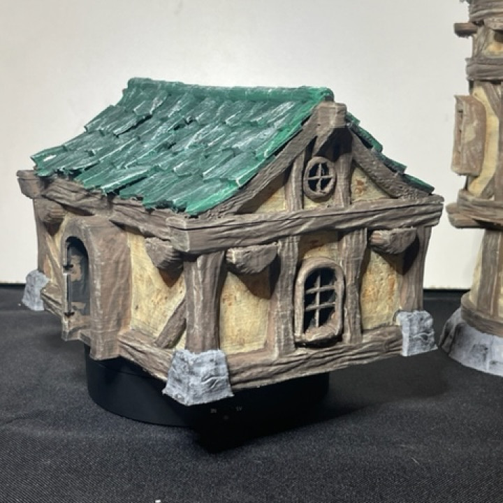 3D Printable Medieval House by RFIPRINTS