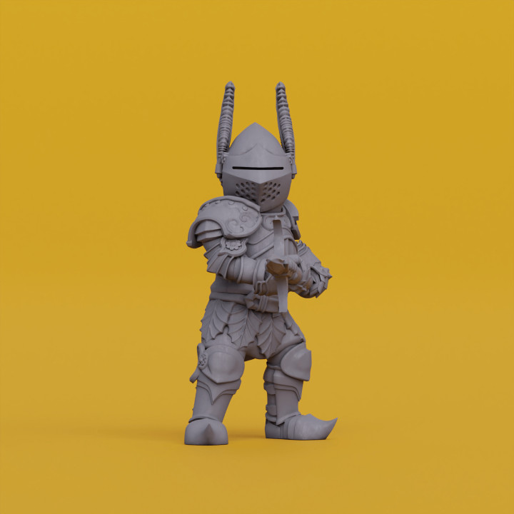 3D Printable Bullywug Knight H by vector.miniatures