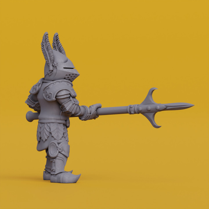 3D Printable Bullywug Knight H by vector.miniatures
