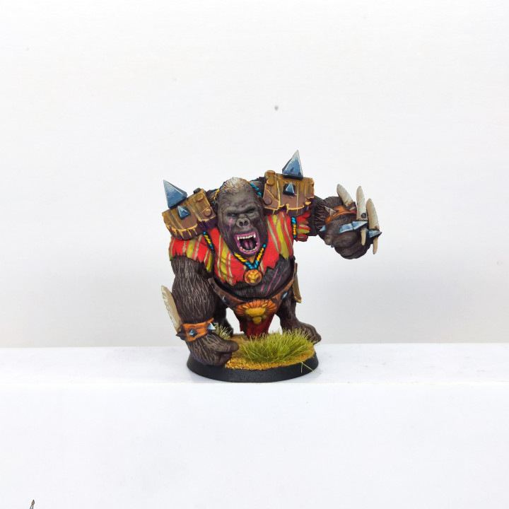 3D Print of STAR PLAYER KONG - FANTASY FOOTBALL SAVANNAH TEAM by ...