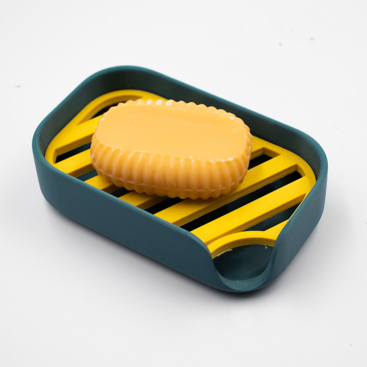3D Printable Soap Holder Tray Home Decor by sliceables