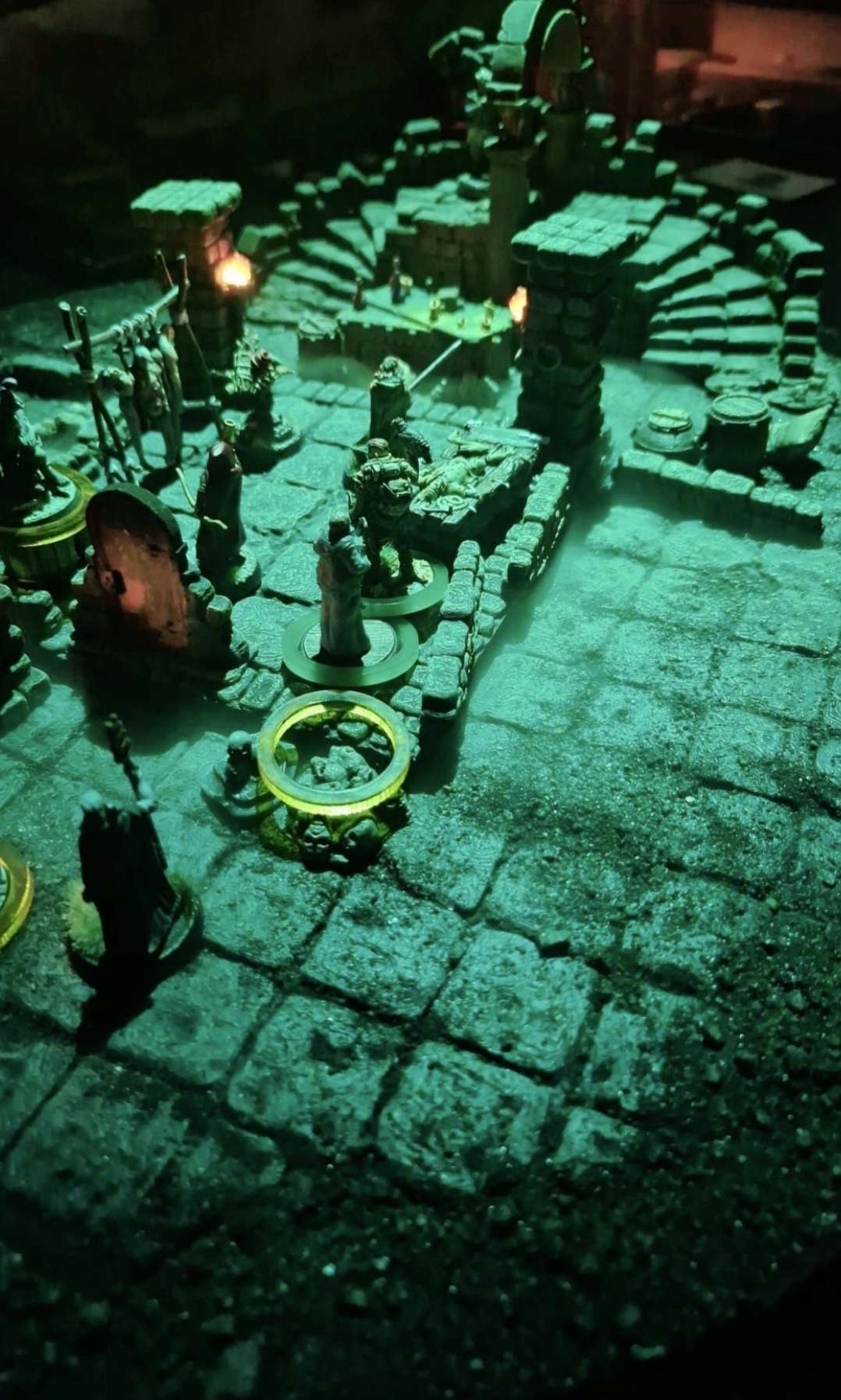 3D Printable LED Brazier (Fantasy LEDS Kickstarter) by Moonshine Miniatures