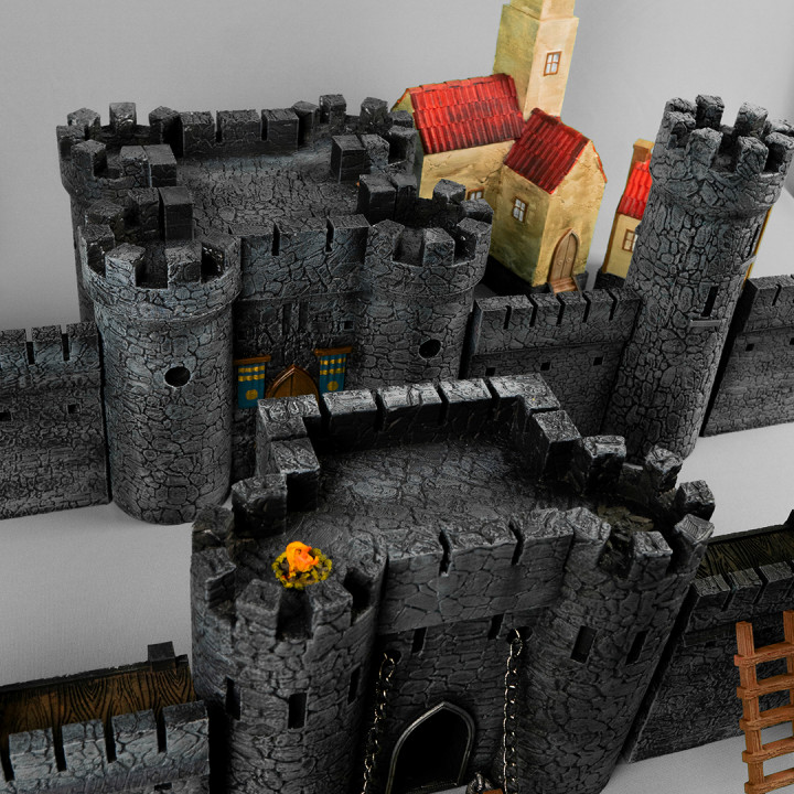3D Printable Build Your Own Castle by Stlflix