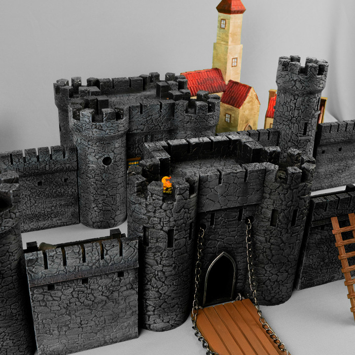 3D Printable Build Your Own Castle by Stlflix