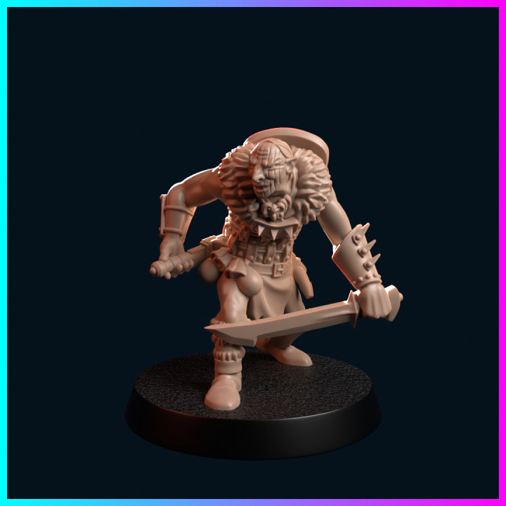3D Printable Forces of Ash - Orc Scout by koolkiwi Miniatures