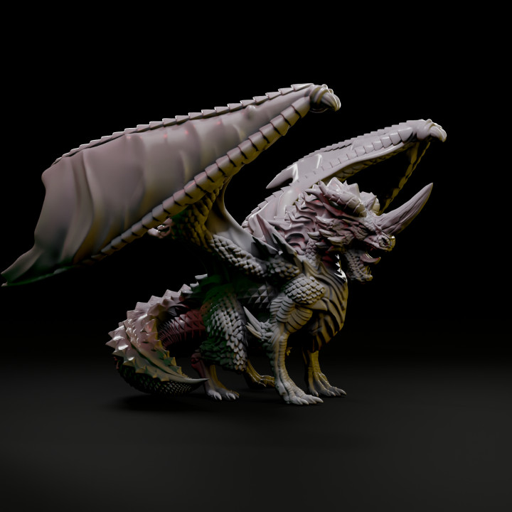 3D Printable Blue Dragon by Arcknight LLC