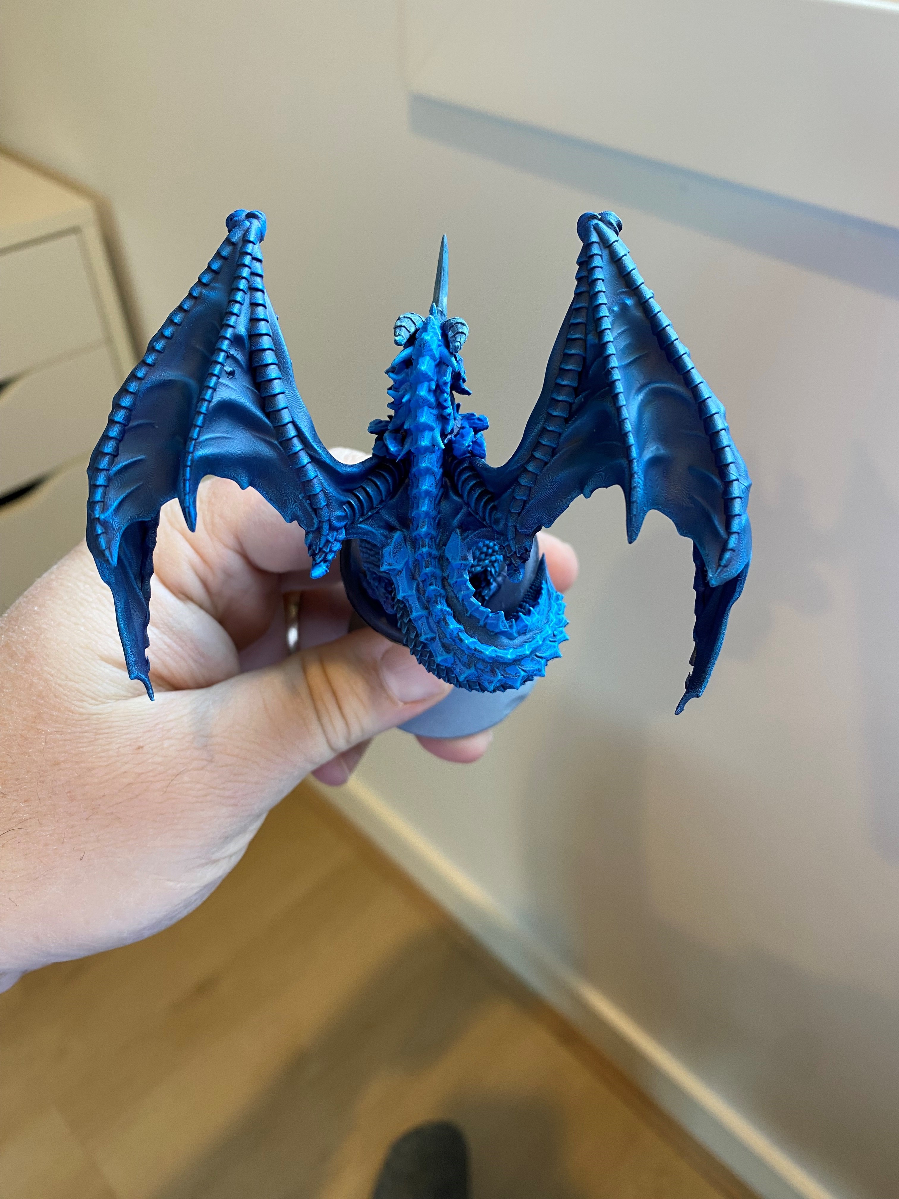 3D Printable Blue Dragon by Arcknight LLC