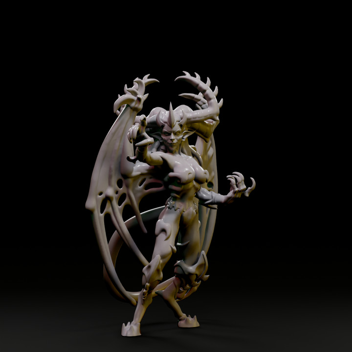 3D Printable Demon Queen by Arcknight LLC