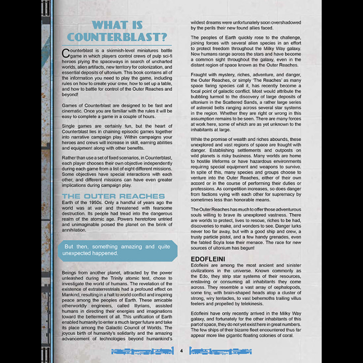 3D Printable Counterblast 2nd Edition by Bombshell Miniatures